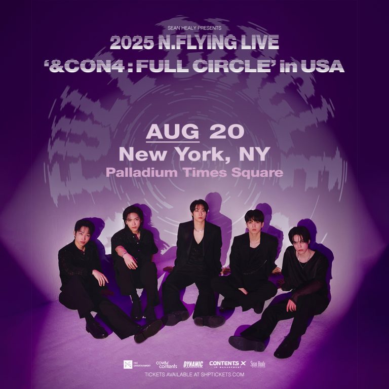 Sean Healy Presents: 2025 N.FLYING LIVE ‘&CON4:FULL CIRCLE’ in USA ...